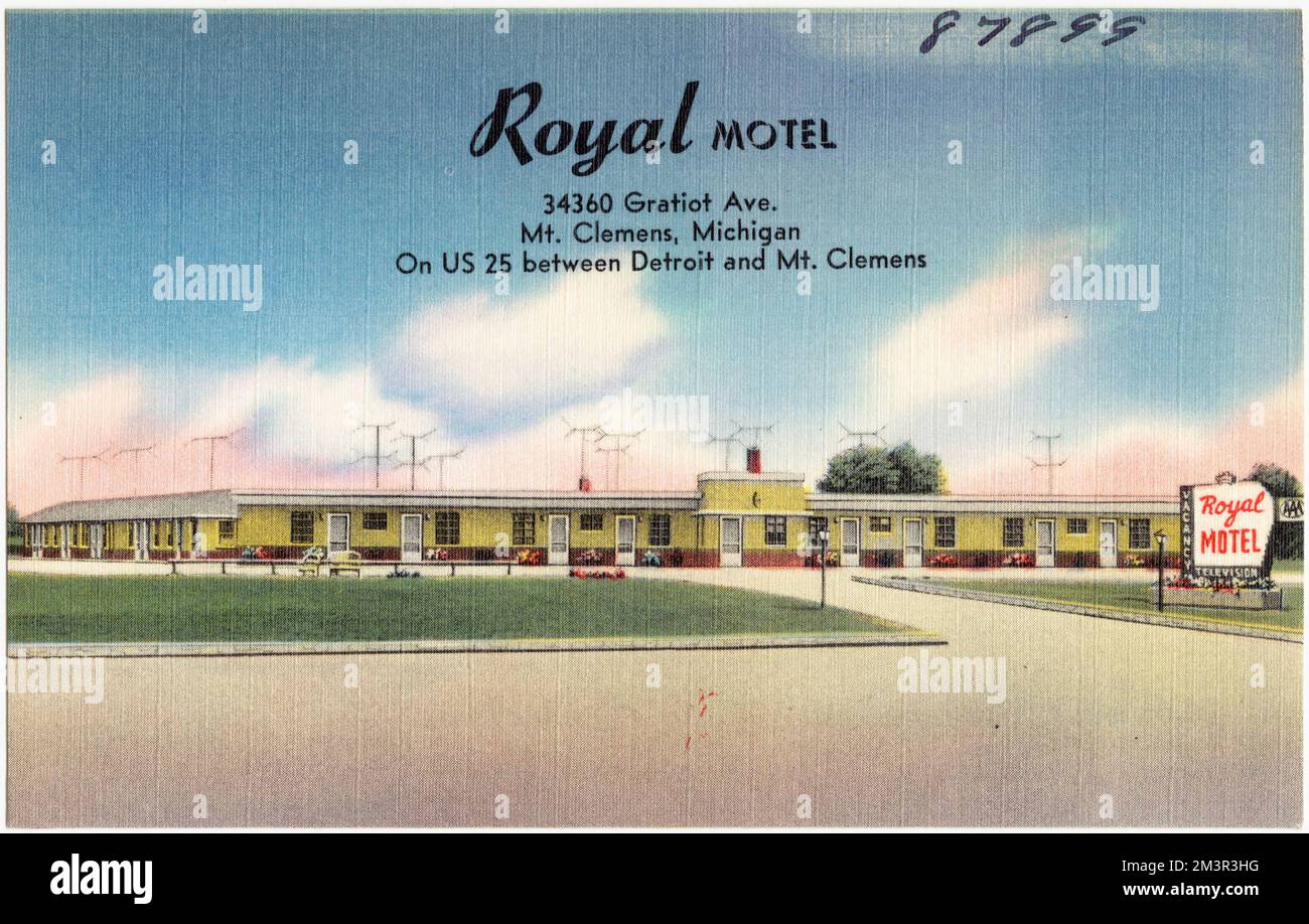 Royal Motel, 34360 Gratiot Ave., Mt. Clemens, Michigan, on US 25 ...