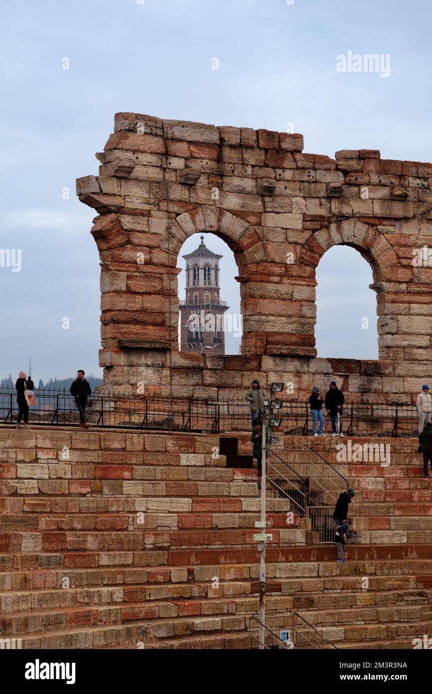 Roman Arena in Verona, Italy Stock Photo - Alamy