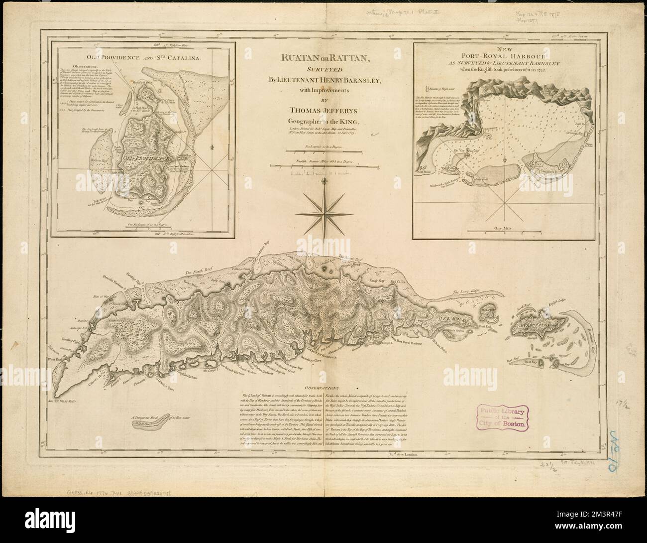 Ruatan or Rattan , Roatán Island Honduras, Maps, Early works to 1800 ...