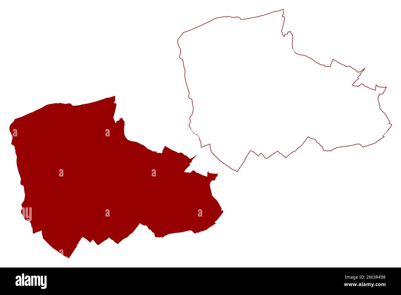 Merton map hi-res stock photography and images - Alamy
