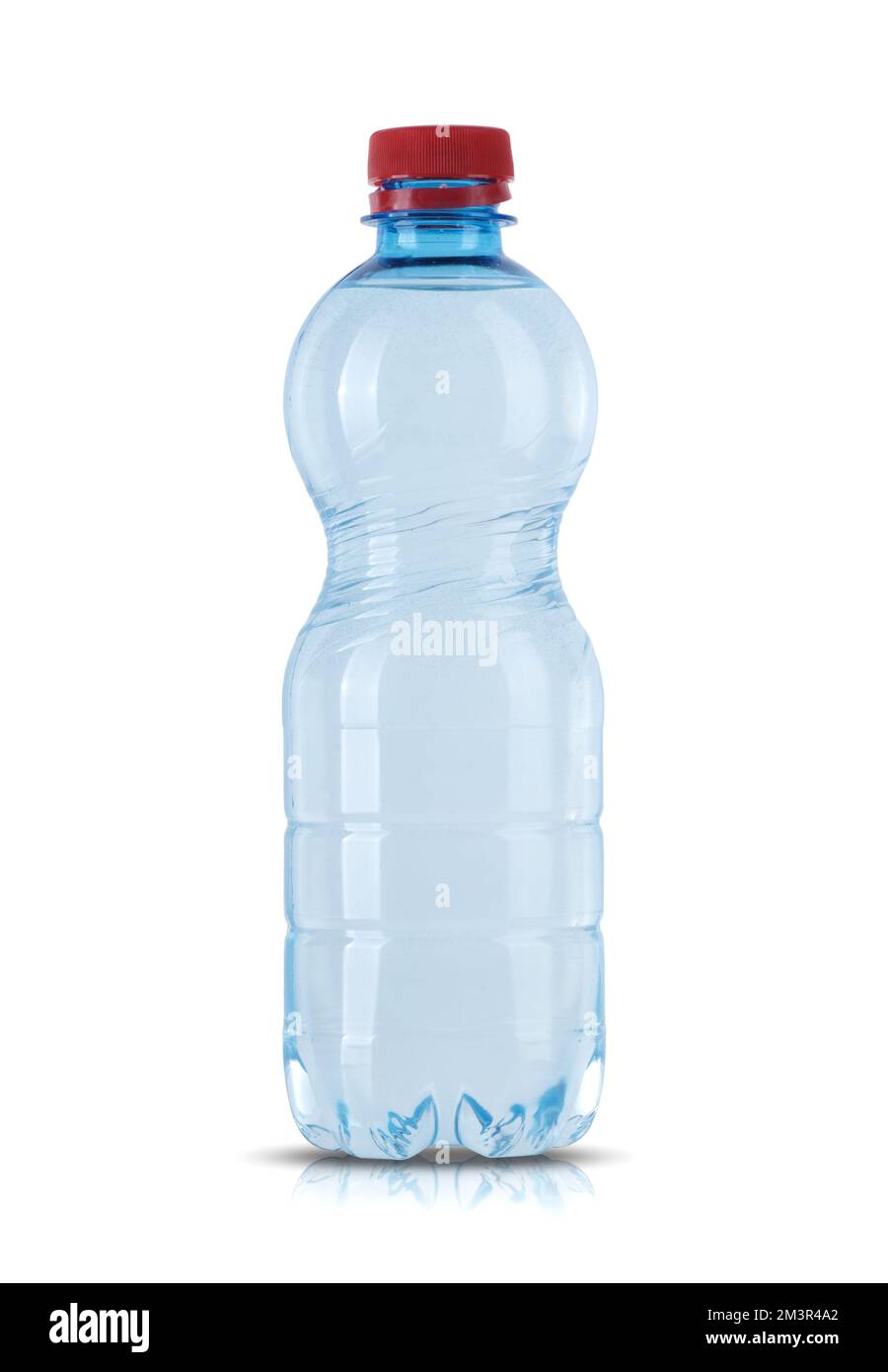small plastic bottle with water on a white background Stock Photo - Alamy