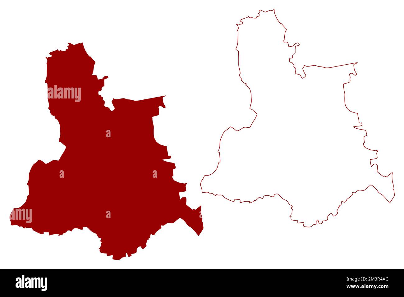 Map of lewisham Stock Vector Images - Alamy