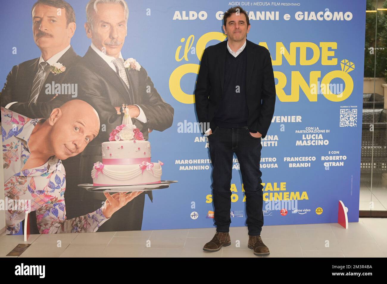Massimo Venier attends the photocall of the movie "Il grande giorno" at ...