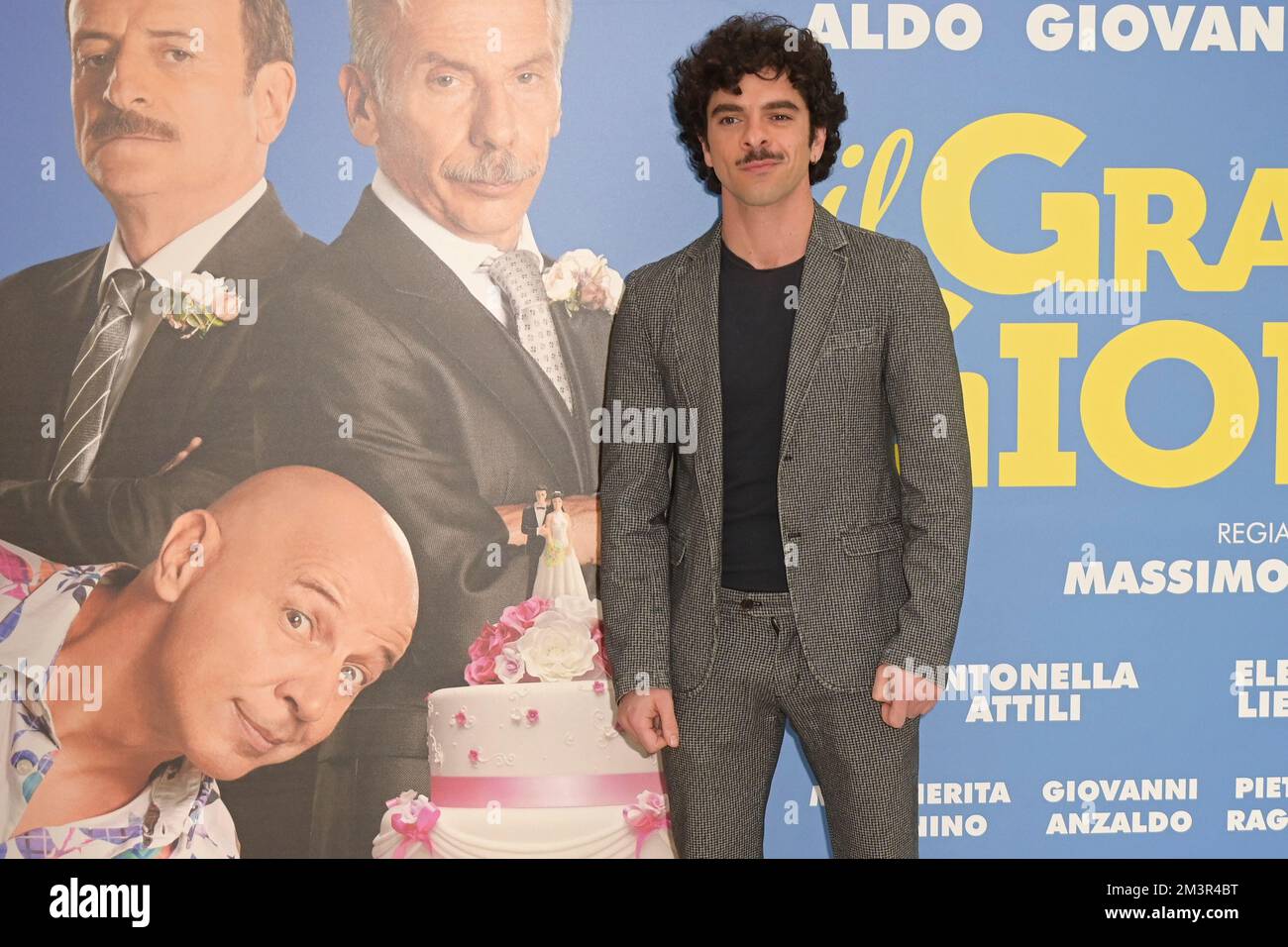 Giovanni Anzaldo attends the photocall of the movie "Il grande giorno ...