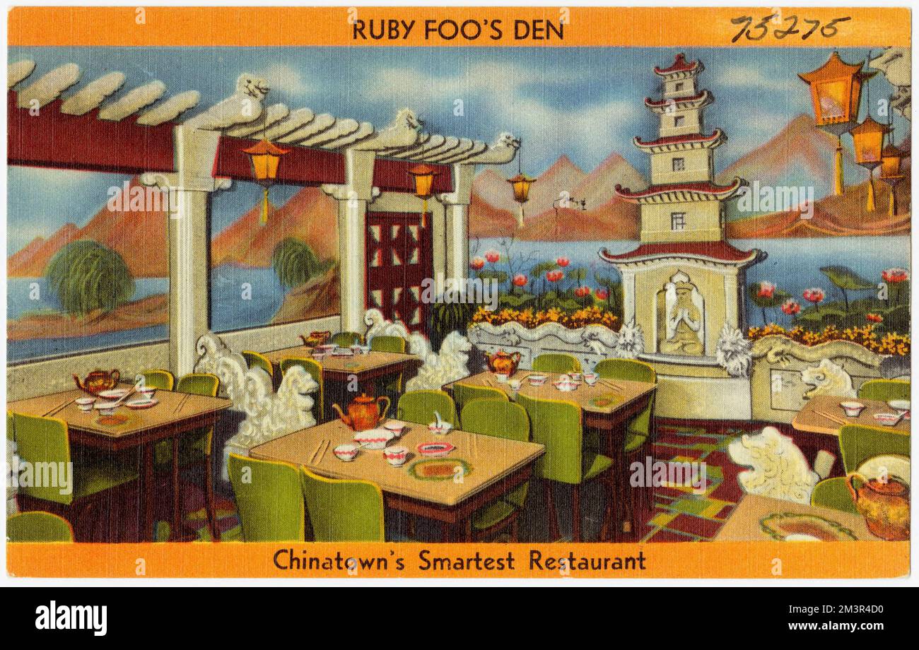 Ruby Foo's Den, Chinatown's smartest Restaurant , Restaurants, Tichnor ...