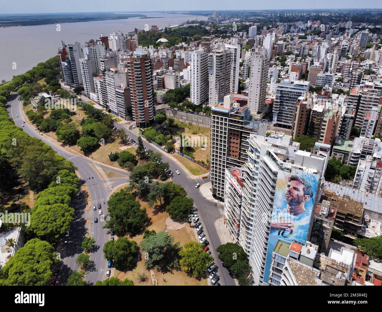 Messi mural rosario hi-res stock photography and images - Alamy