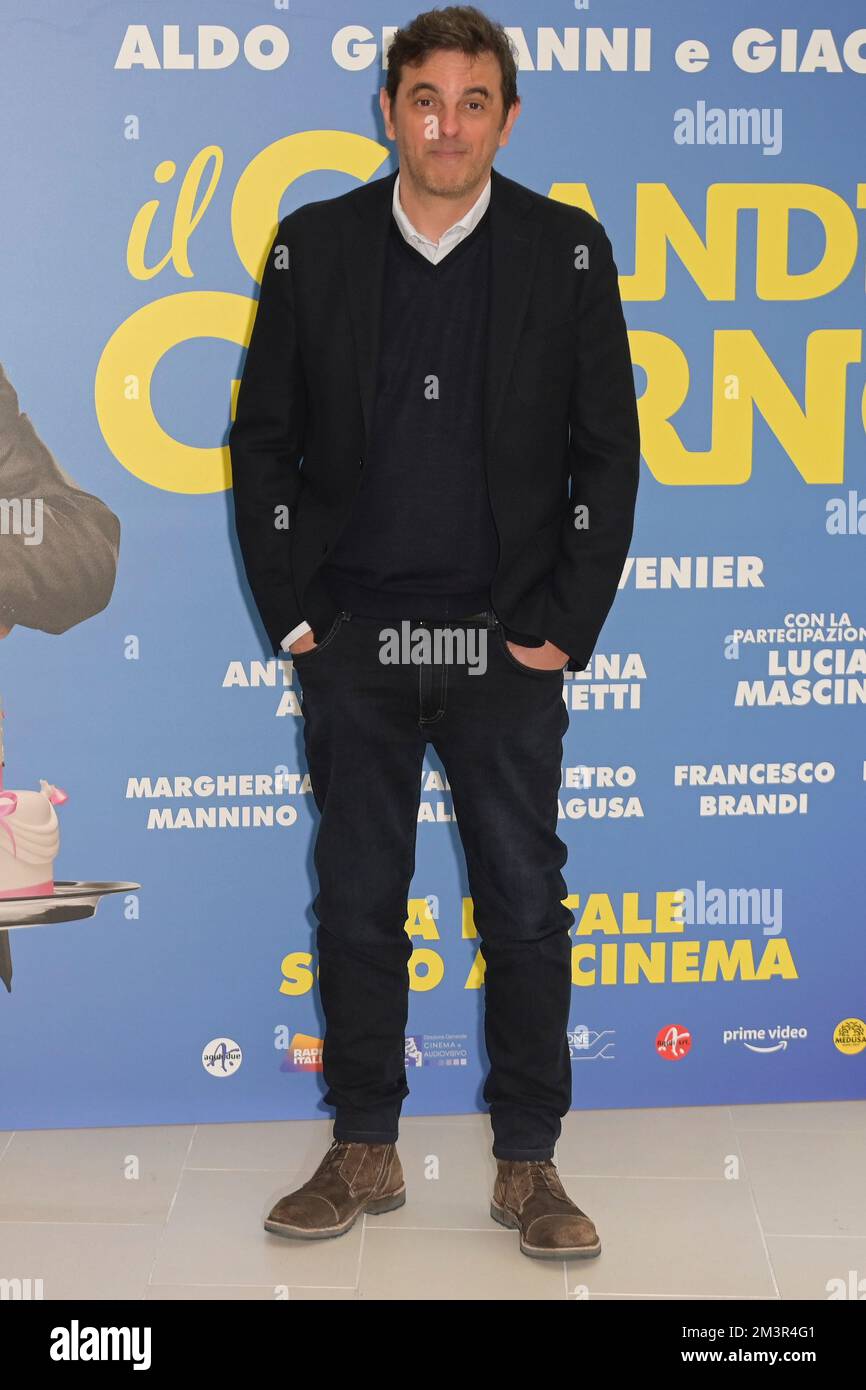 Massimo Venier attends the photocall of the movie "Il grande giorno" at ...