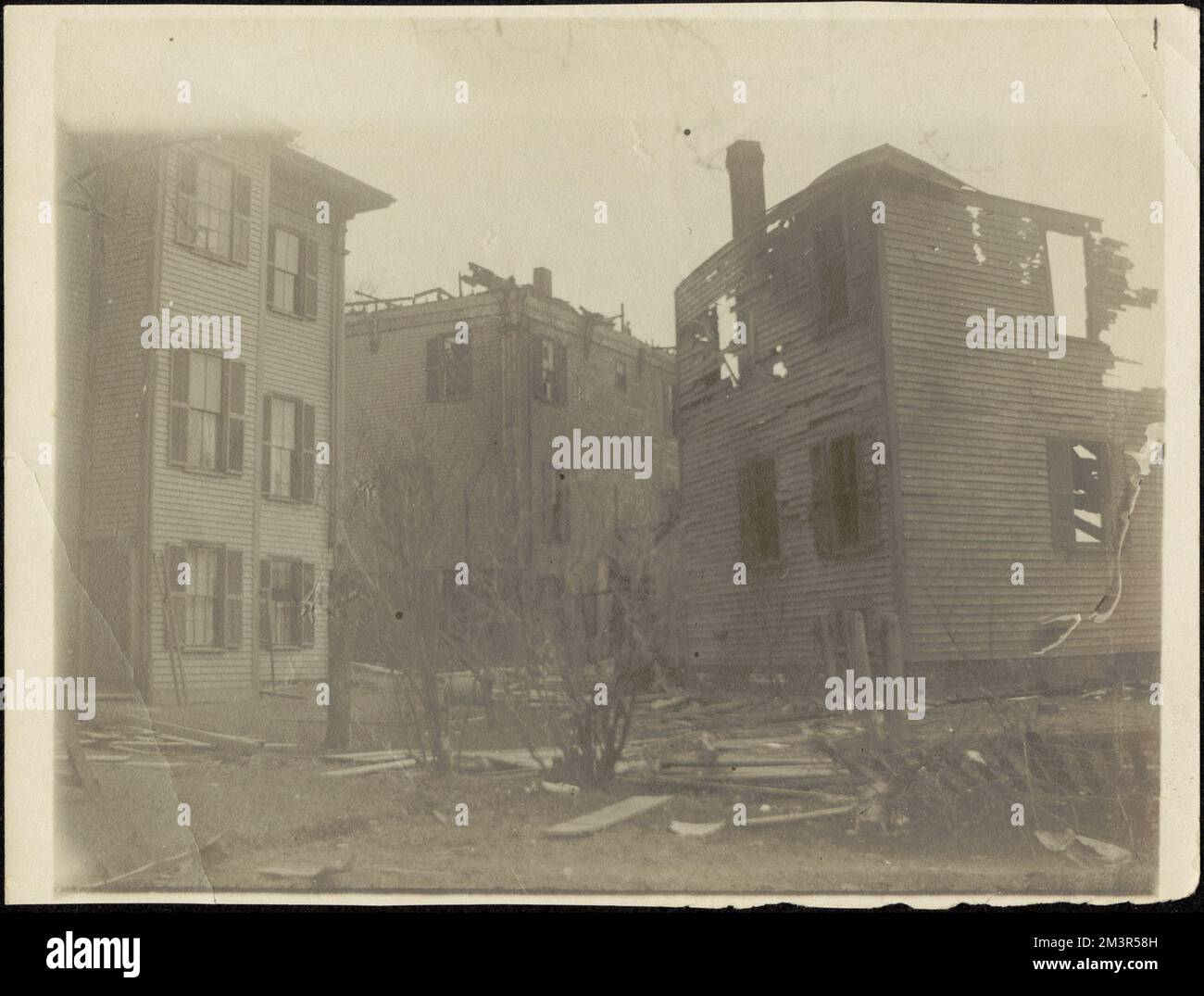 Ruins of the Great Chelsea Fire , Fires, Ruins, Houses. Chelsea Public ...