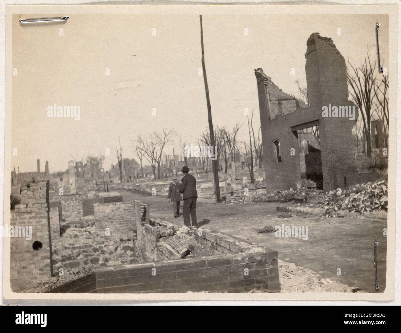 Ruins of the Great Chelsea Fire , Fires, Ruins. Chelsea Public Library ...