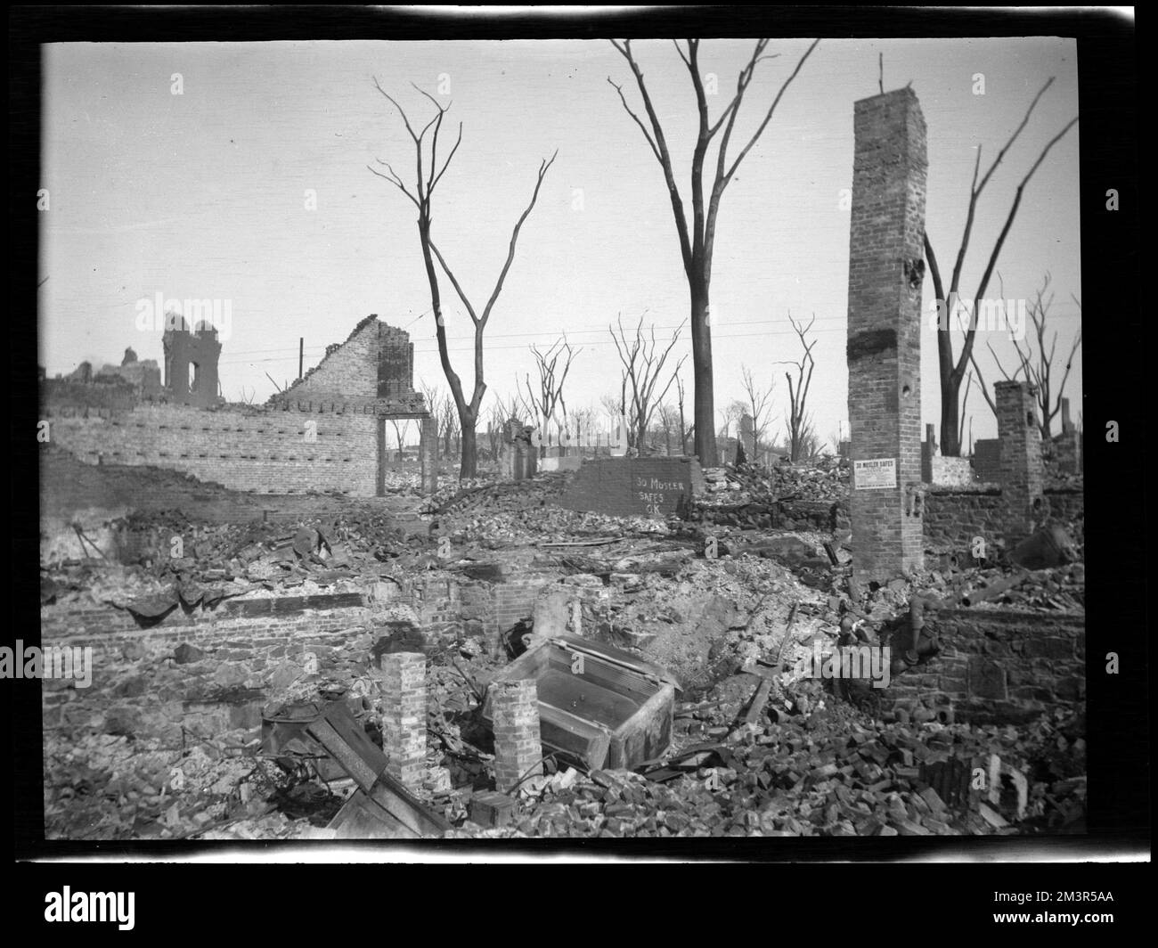 Ruins of the Great Chelsea Fire , Fires, Ruins. Chelsea Public Library ...
