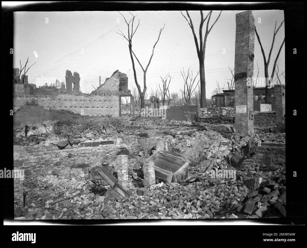 Ruins of the Great Chelsea Fire , Fires, Ruins. Chelsea Public Library ...