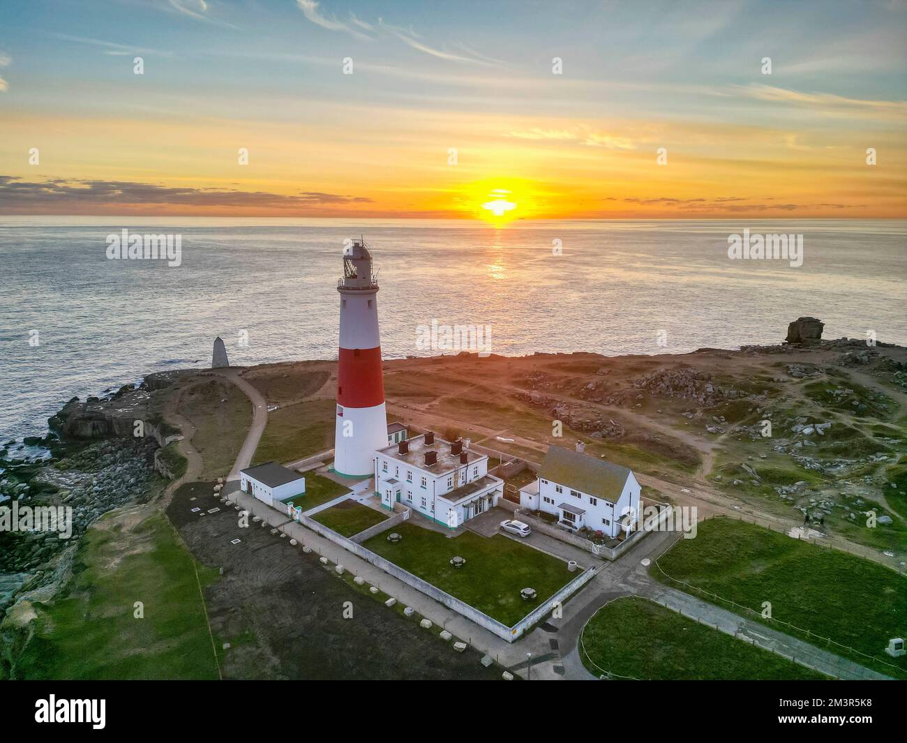 Portland Bill, Dorset, UK. 16th December 2022. UK Weather. View from ...