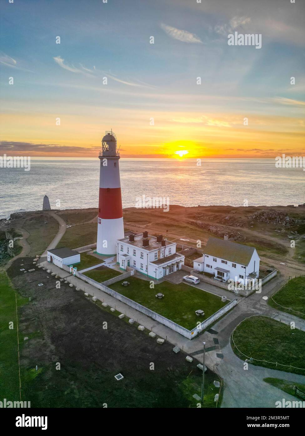 Portland Bill, Dorset, UK. 16th December 2022. UK Weather. View from ...