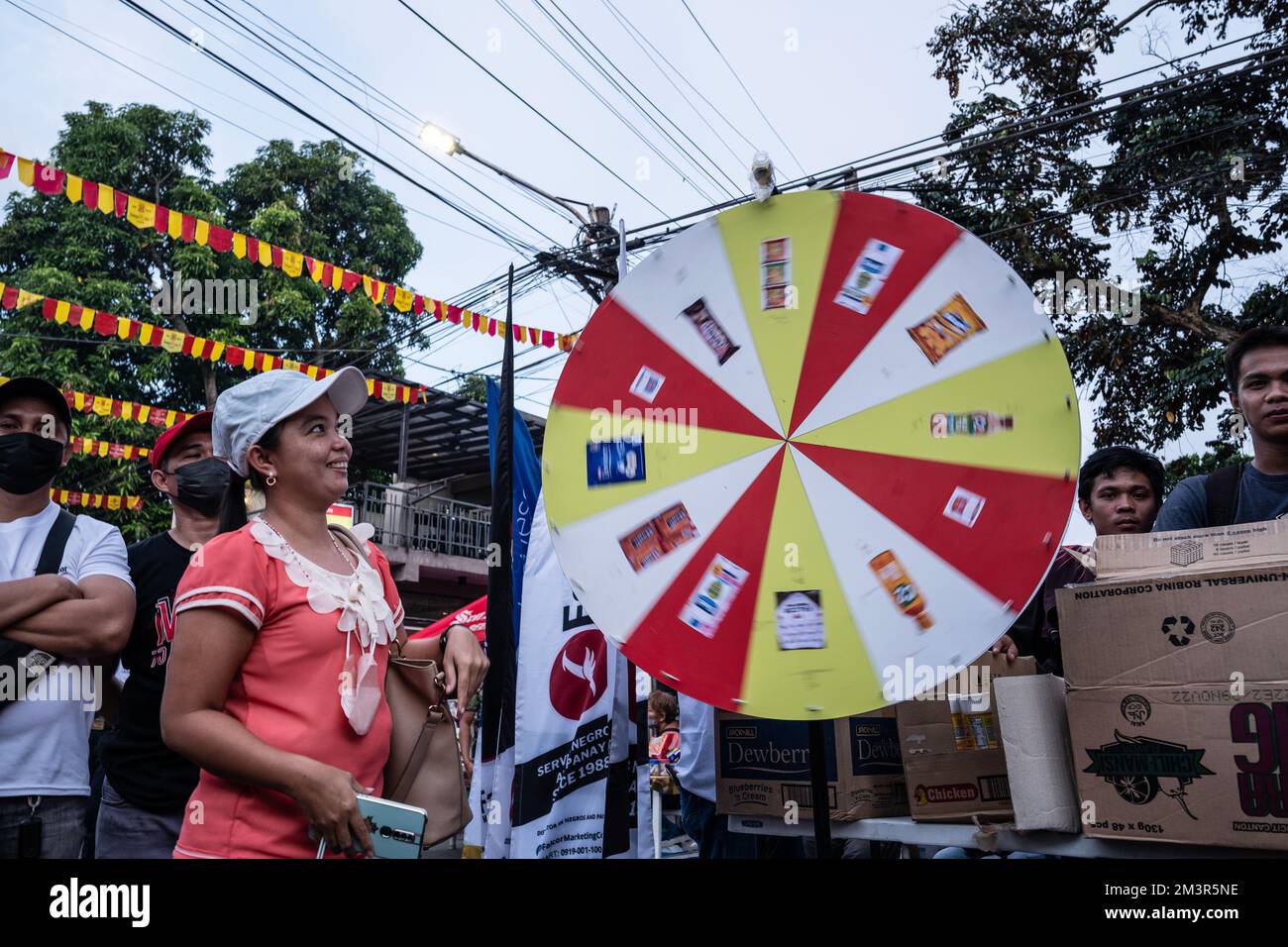 Masskara festival, street food, Bacolod, Negros island, Philippines ...