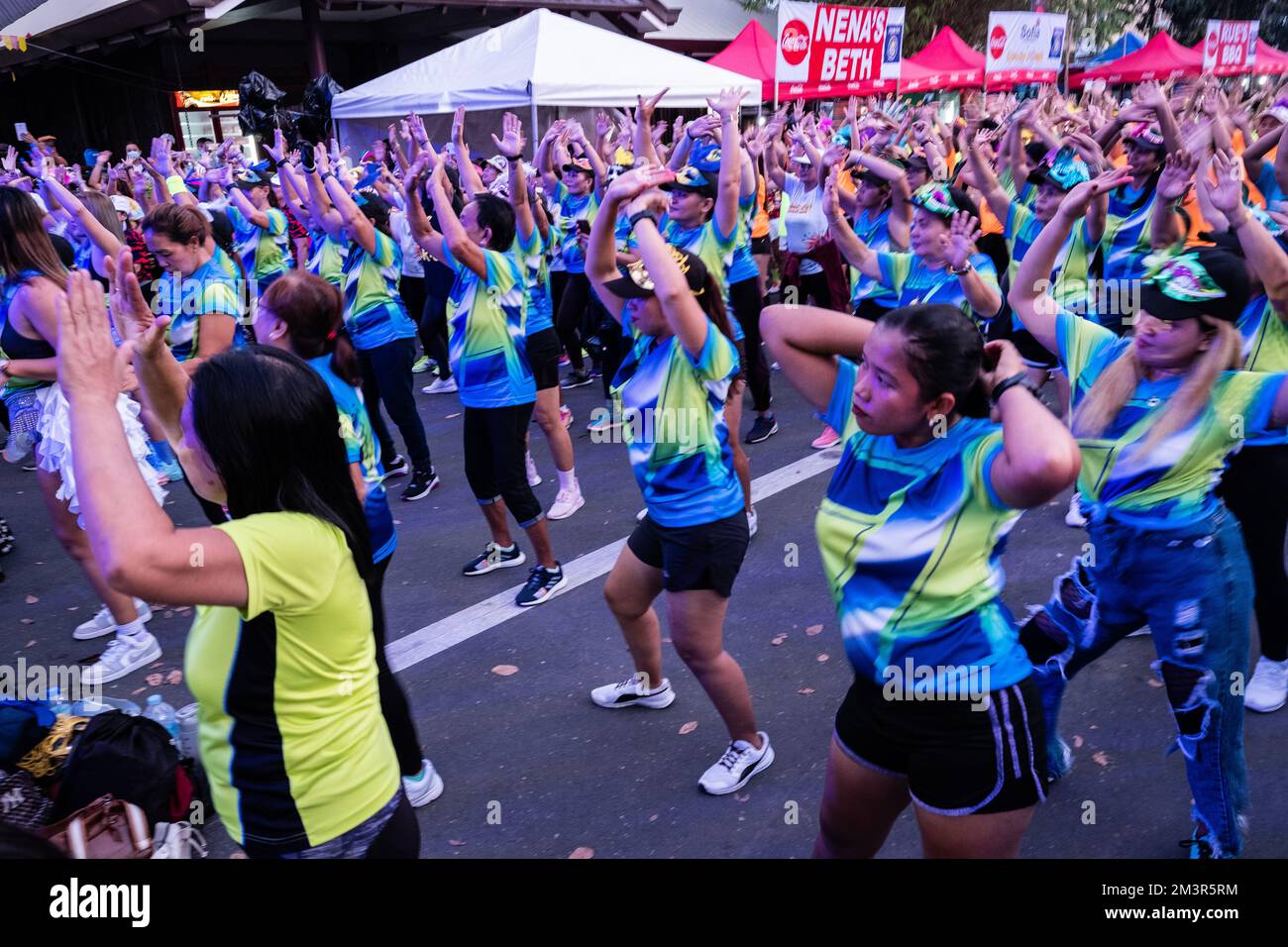 Masskara festival, street food, Bacolod, Negros island, Philippines ...