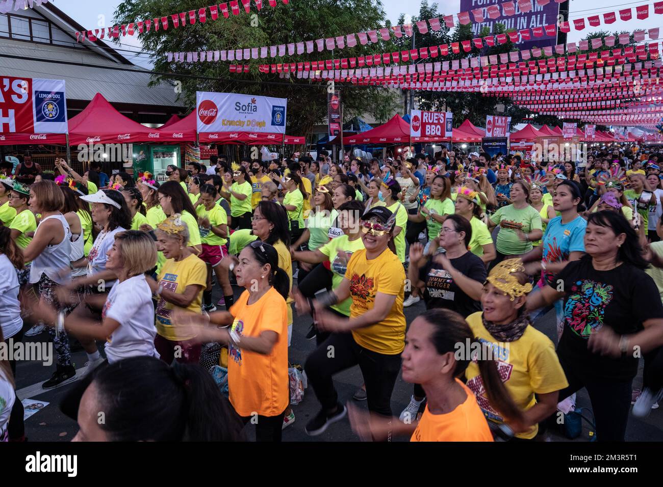 Masskara festival, street food, Bacolod, Negros island, Philippines ...