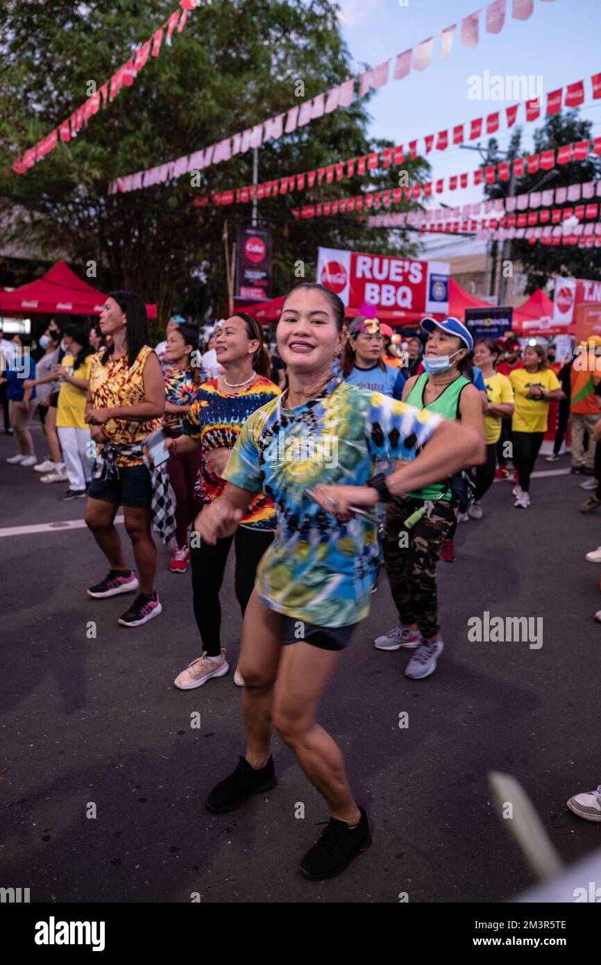 Masskara festival, street food, Bacolod, Negros island, Philippines ...