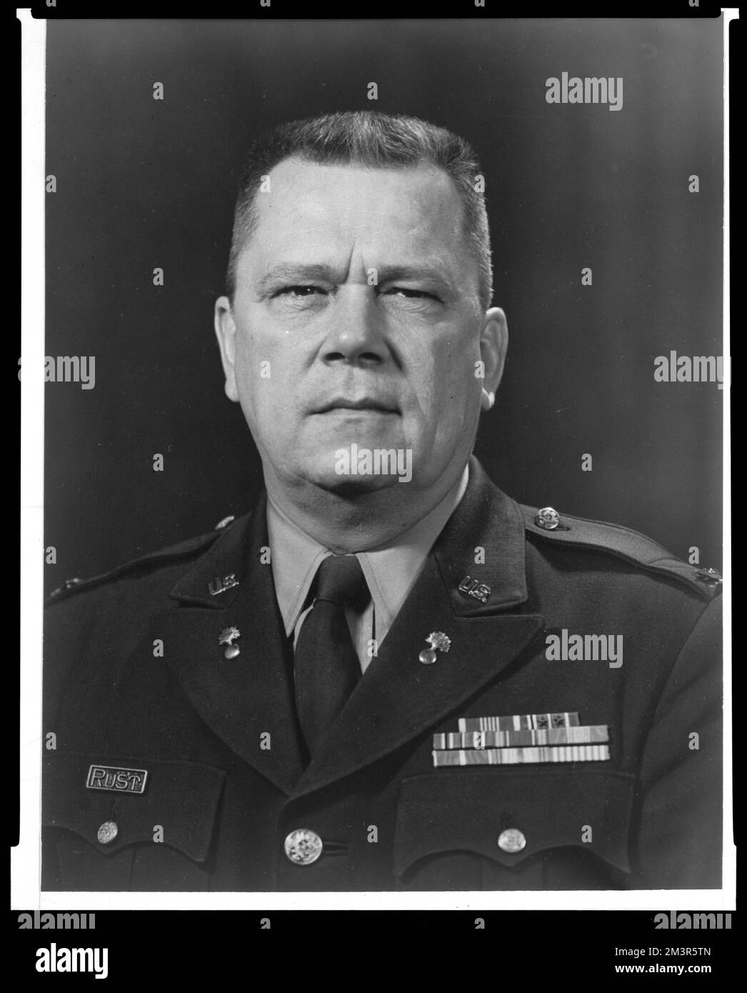 Rust , Military officers. Records of U.S. Army Operational Stock Photo ...