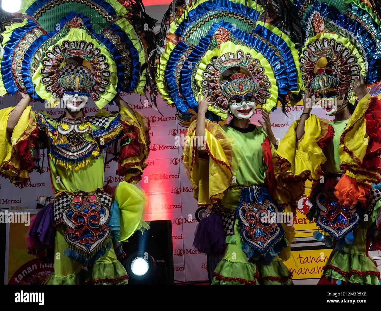 Masskara festival, street food, Bacolod, Negros island, Philippines ...