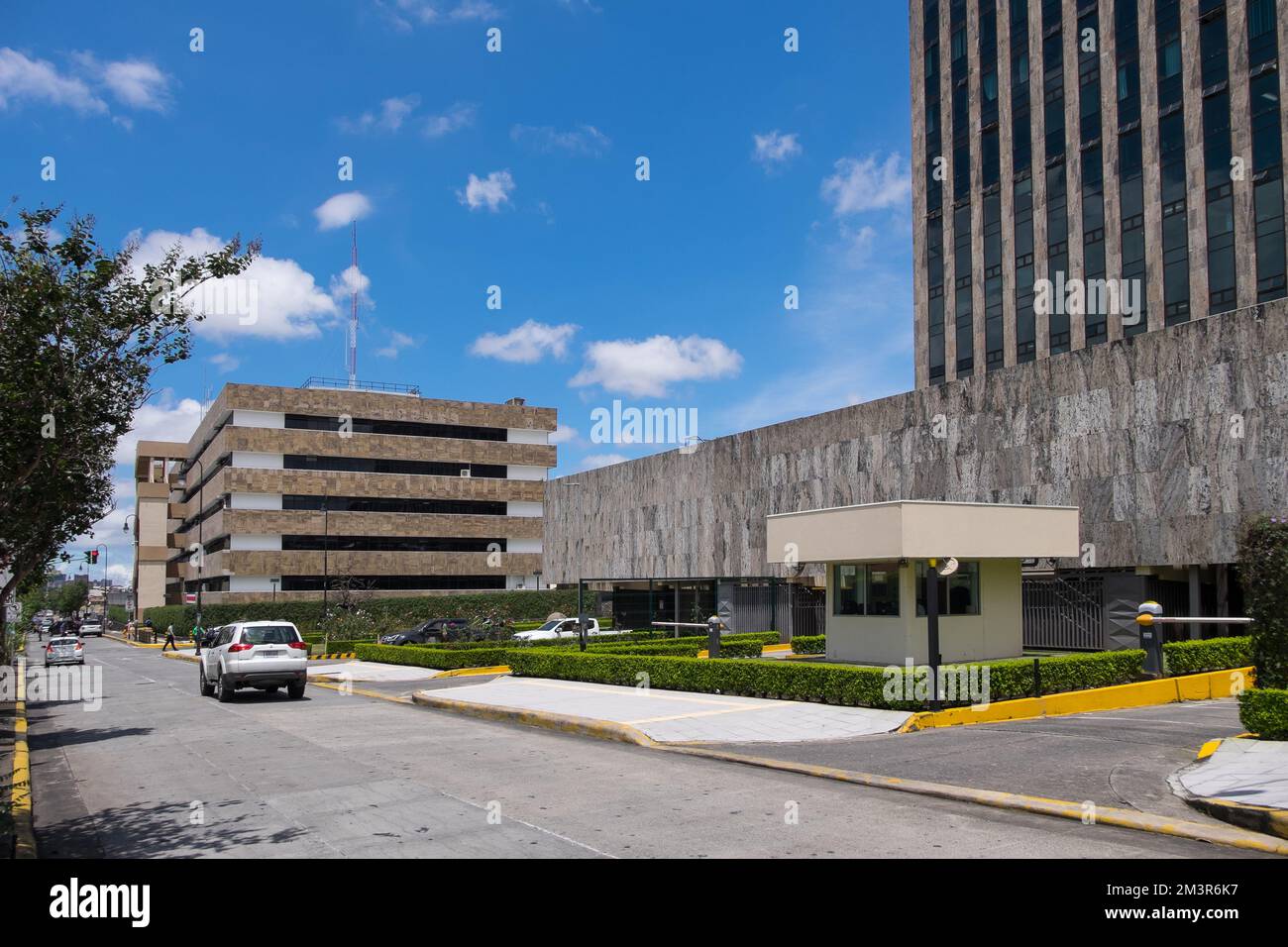 Modern buildings in the California neighborhood in the urban center of ...
