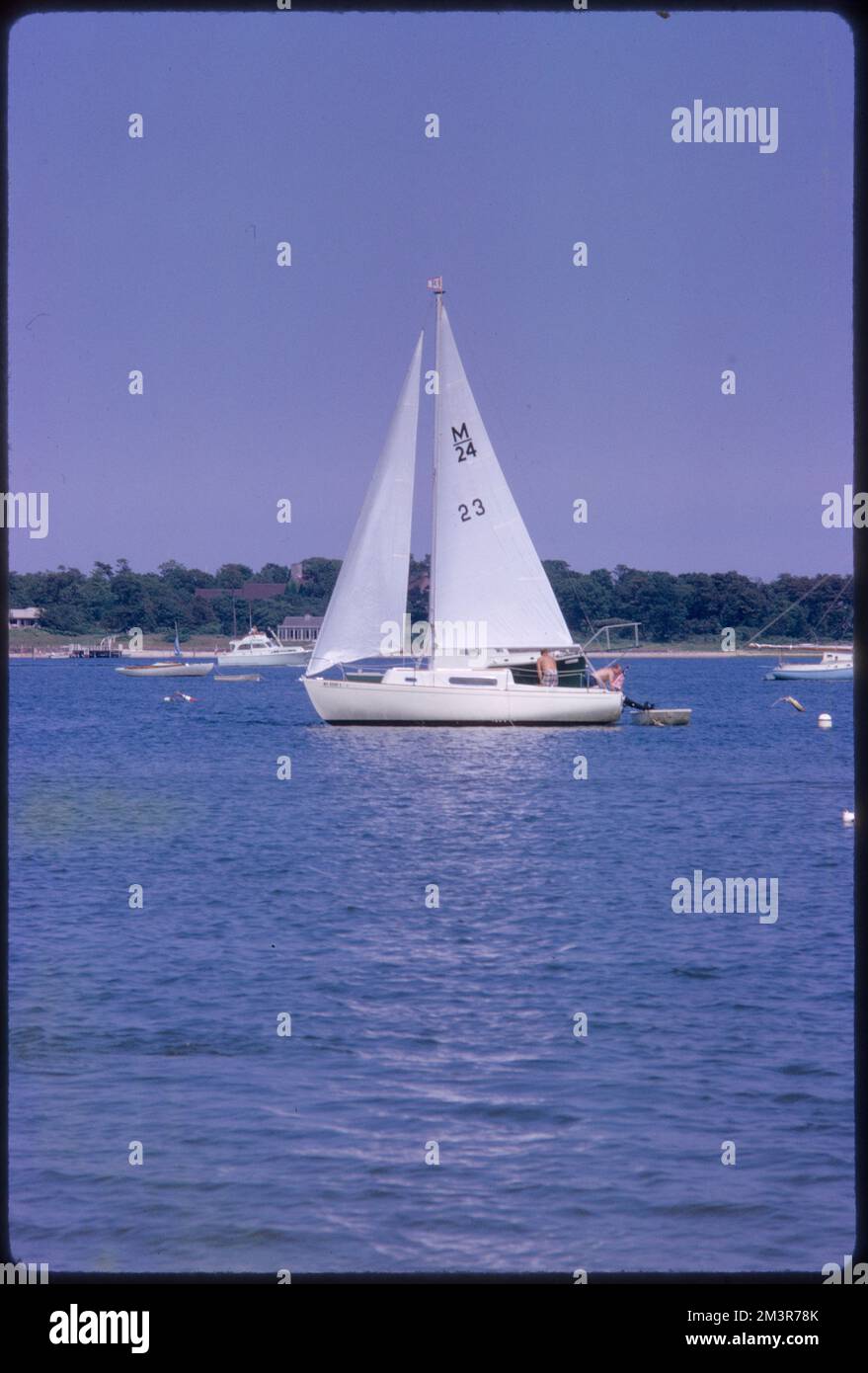 Sailboat , Sailboats. Edmund L. Mitchell Collection Stock Photo - Alamy