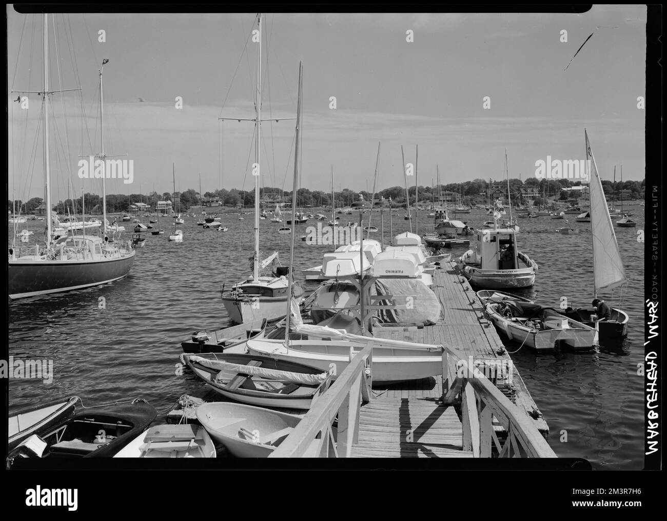 Sailboats dock scene , Boats, Harbors, Piers & wharves. Samuel ...