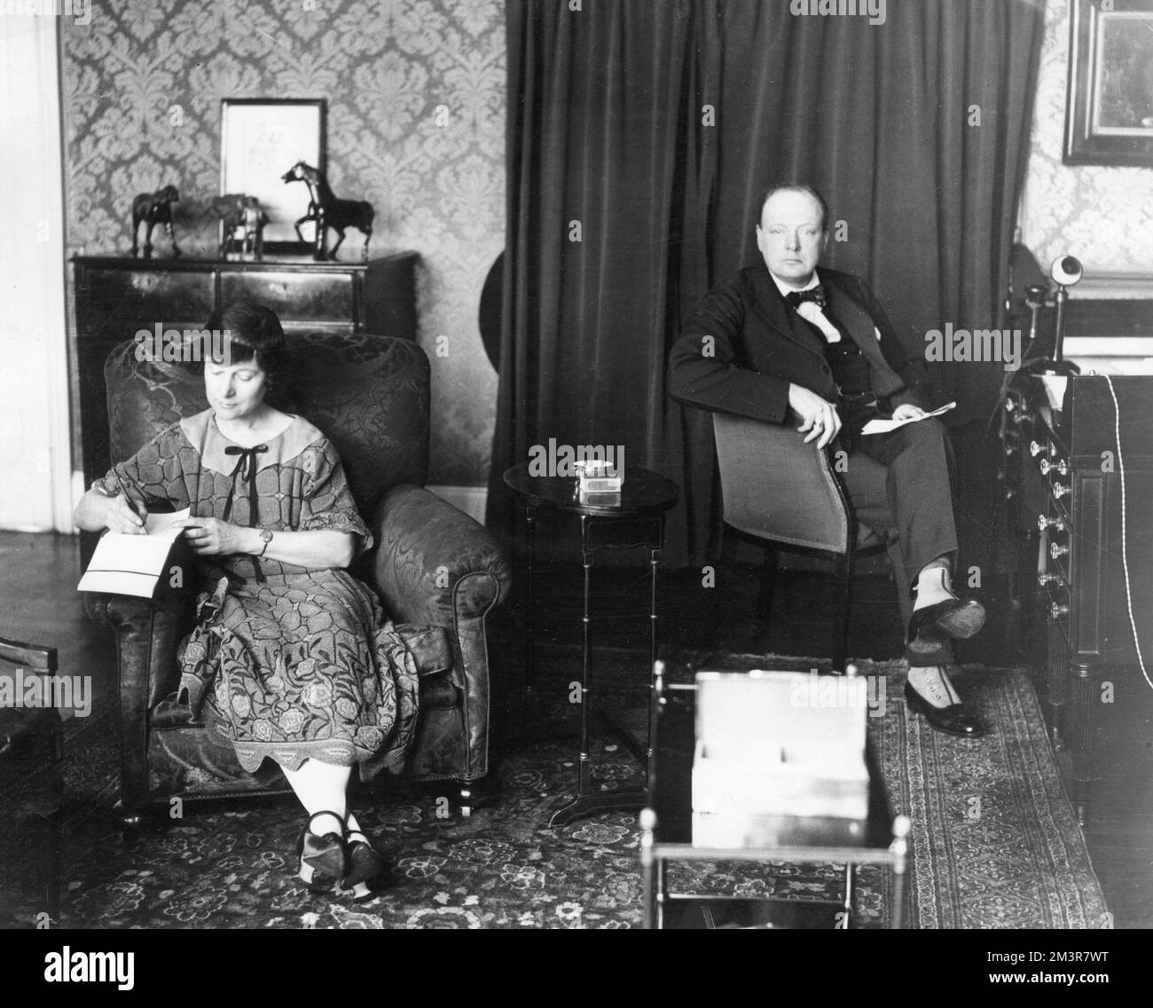 Home winston churchill in Black and White Stock Photos & Images - Alamy