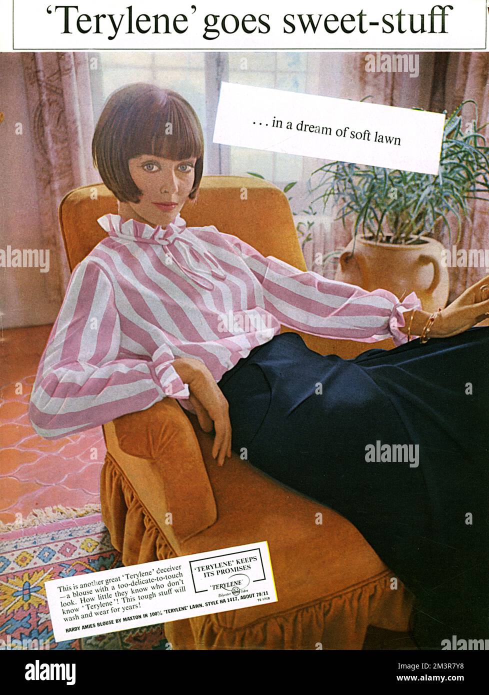 Terylene advertisement, 1965 Stock Photo - Alamy