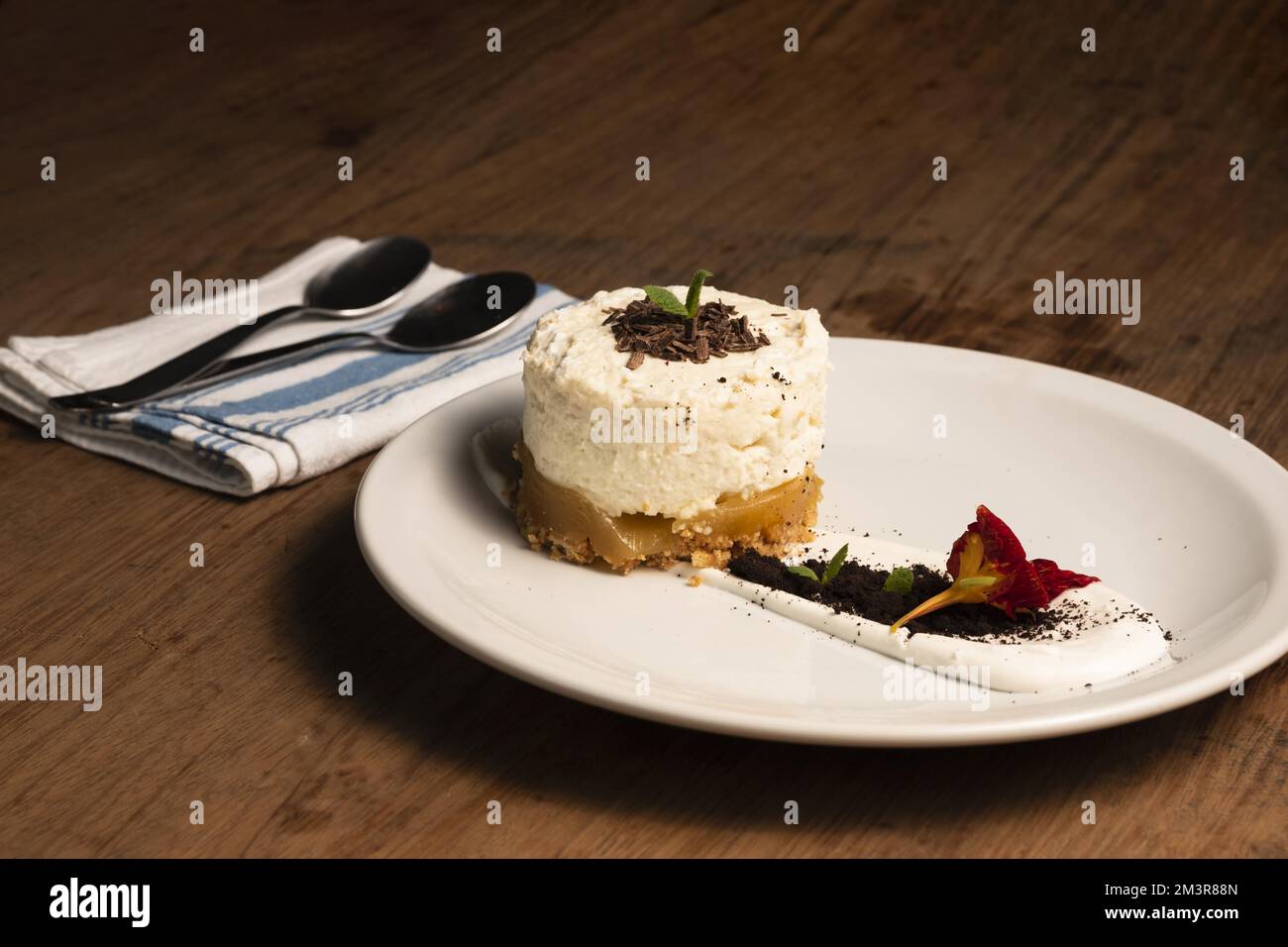 Close up dessert mousse Stock Photo - Alamy