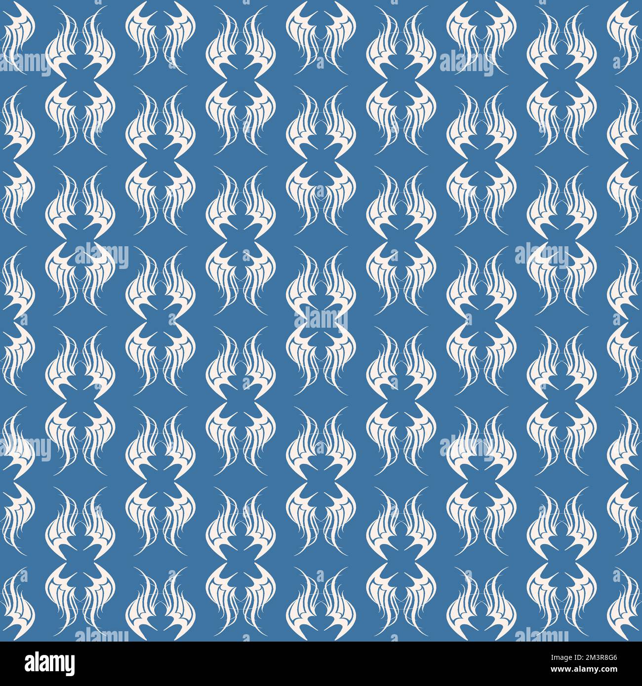 Seamless pattern in trendy blue color. Classic Blue Color of the Year ...