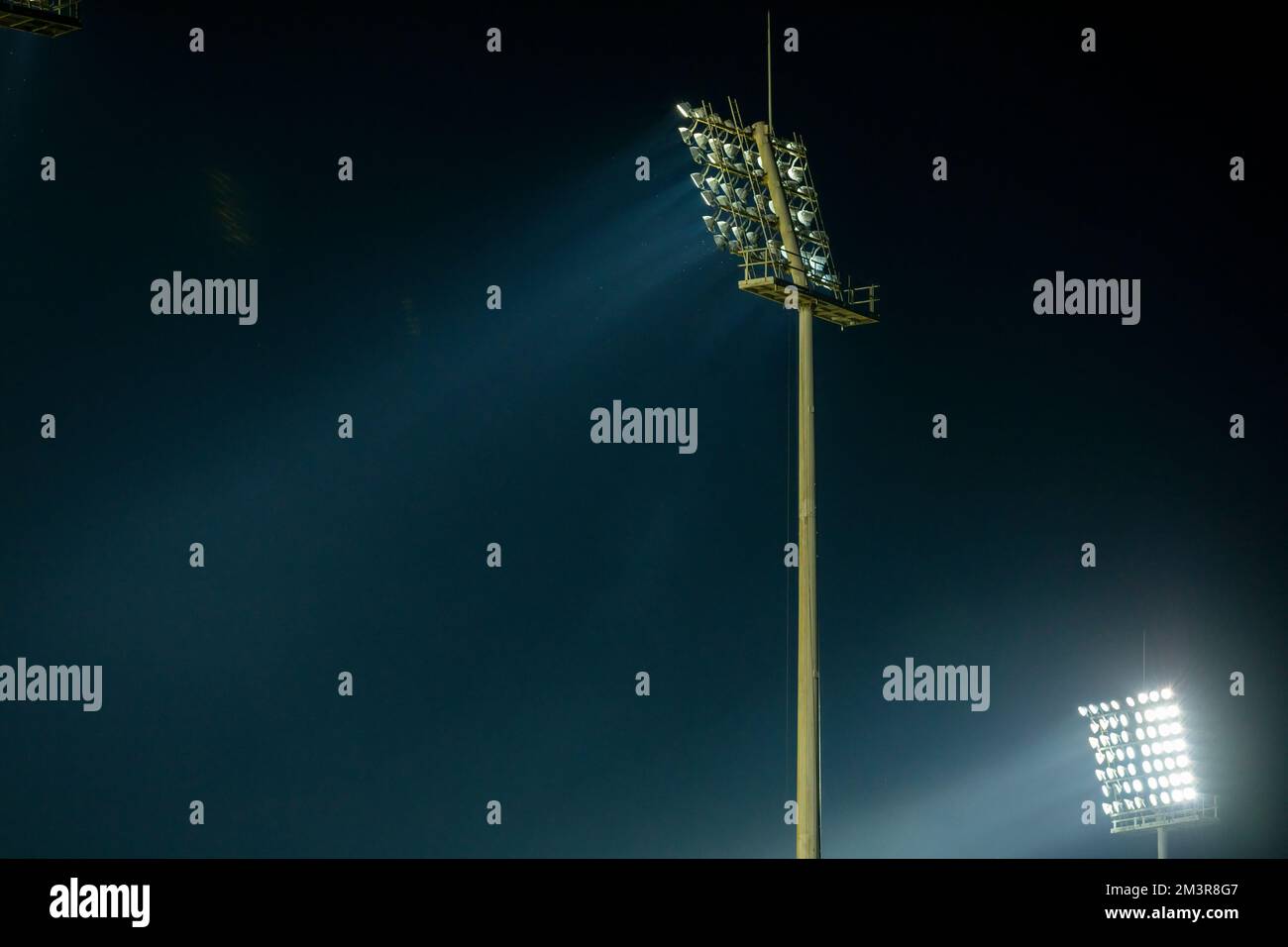 Fatorda Stadium and Street Lights Stock Photo - Alamy