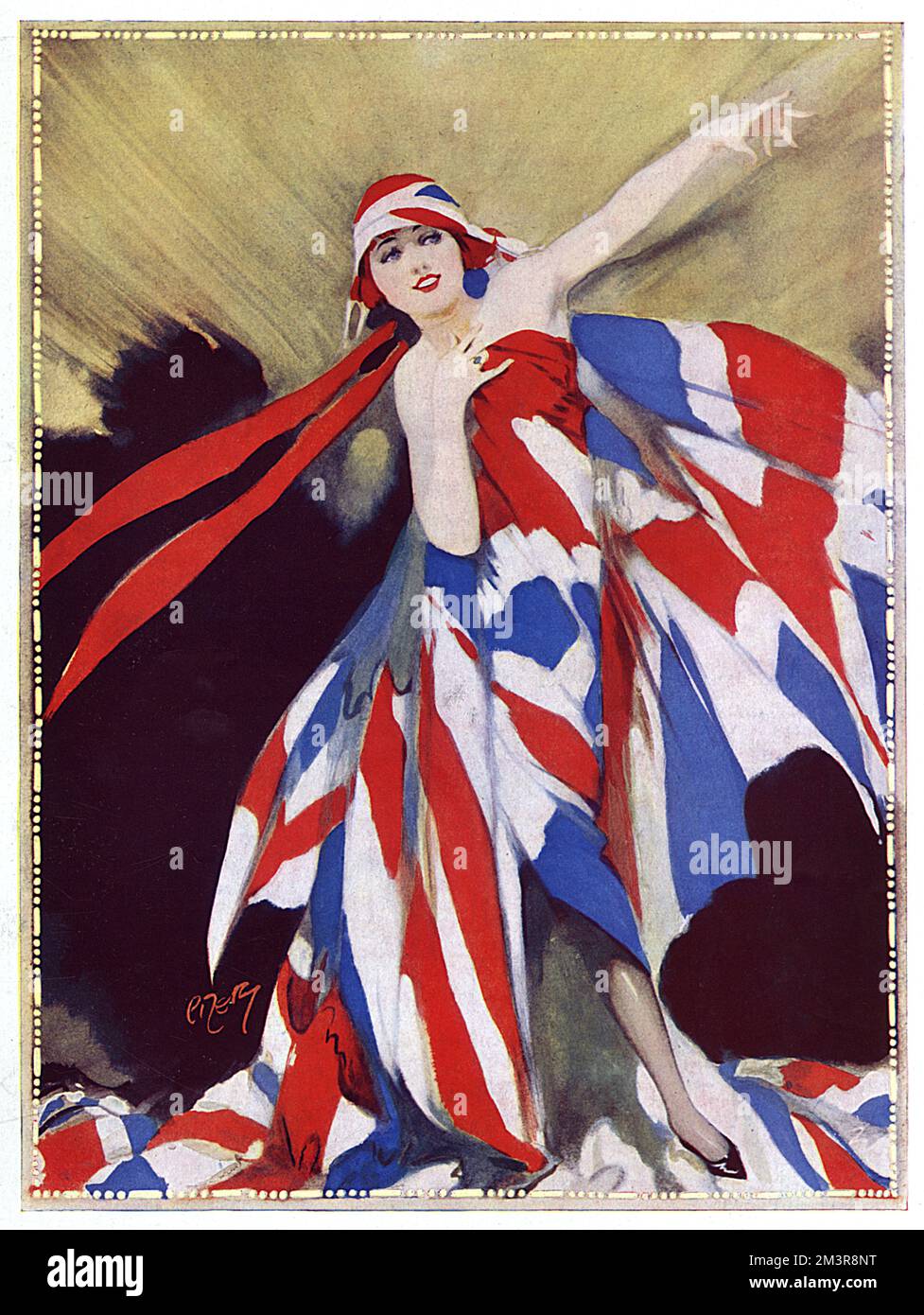 The Victory Girl by Pizer Stock Photo - Alamy