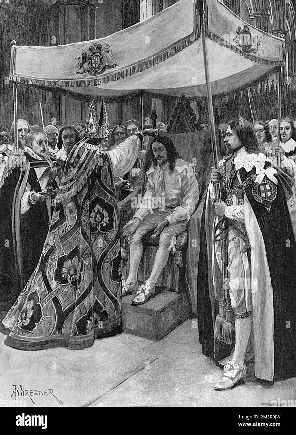 King charles monarch england Black and White Stock Photos & Images - Alamy