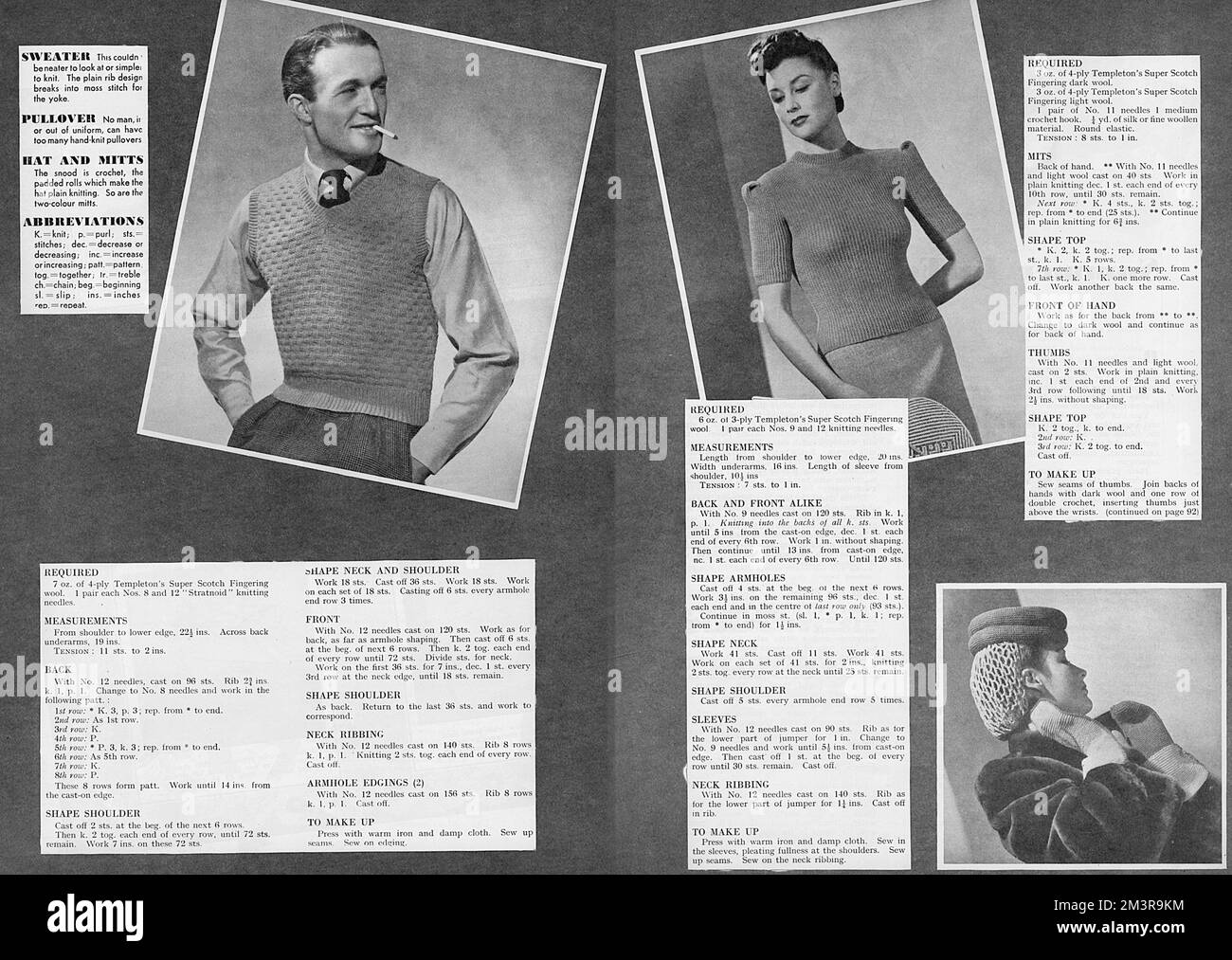 Ww2 women knitting Black and White Stock Photos & Images - Alamy