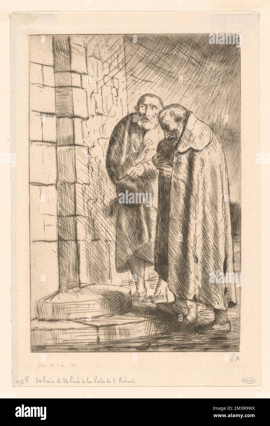 Saint Pierre et Saint Paul à la porte de M. Richard , Saints, Paul, the ...