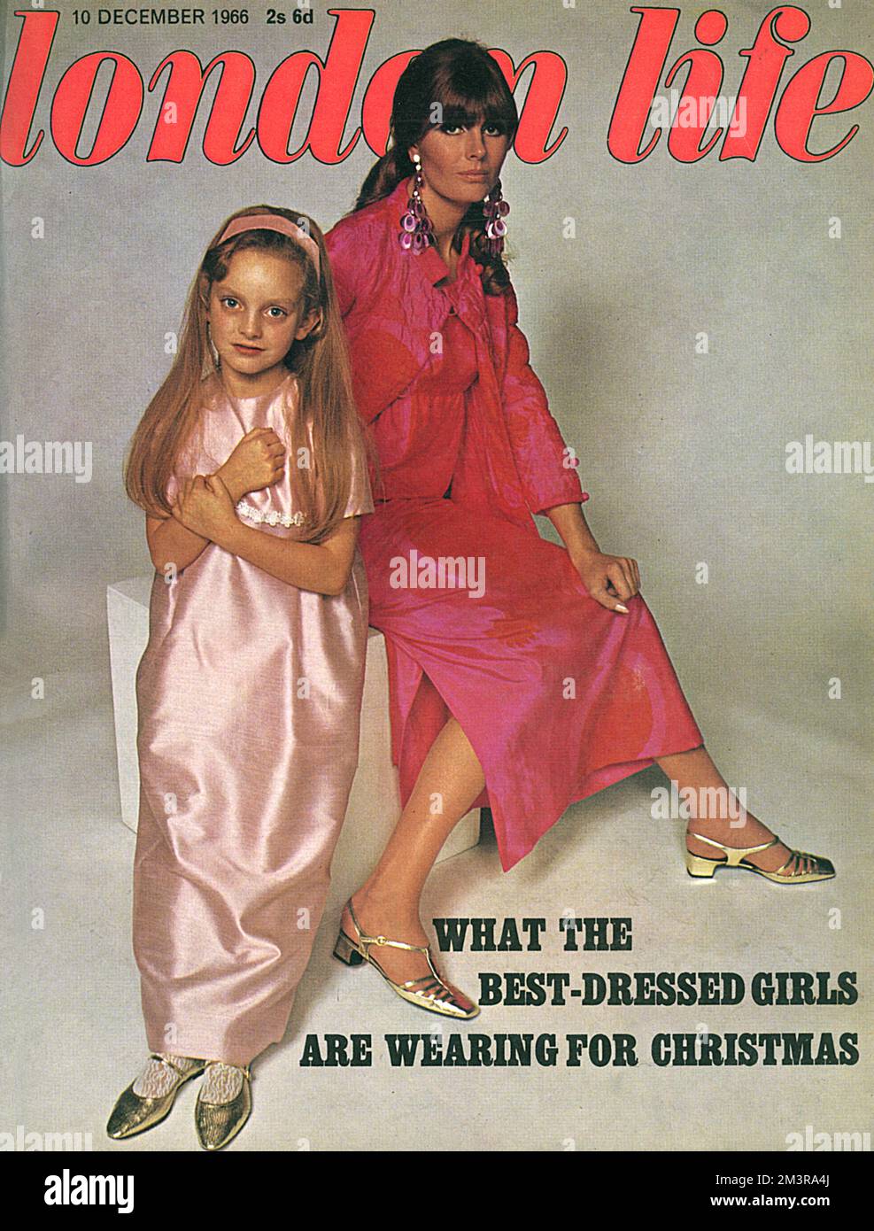 London Life magazine - mother and child fashion 1966 Stock Photo - Alamy