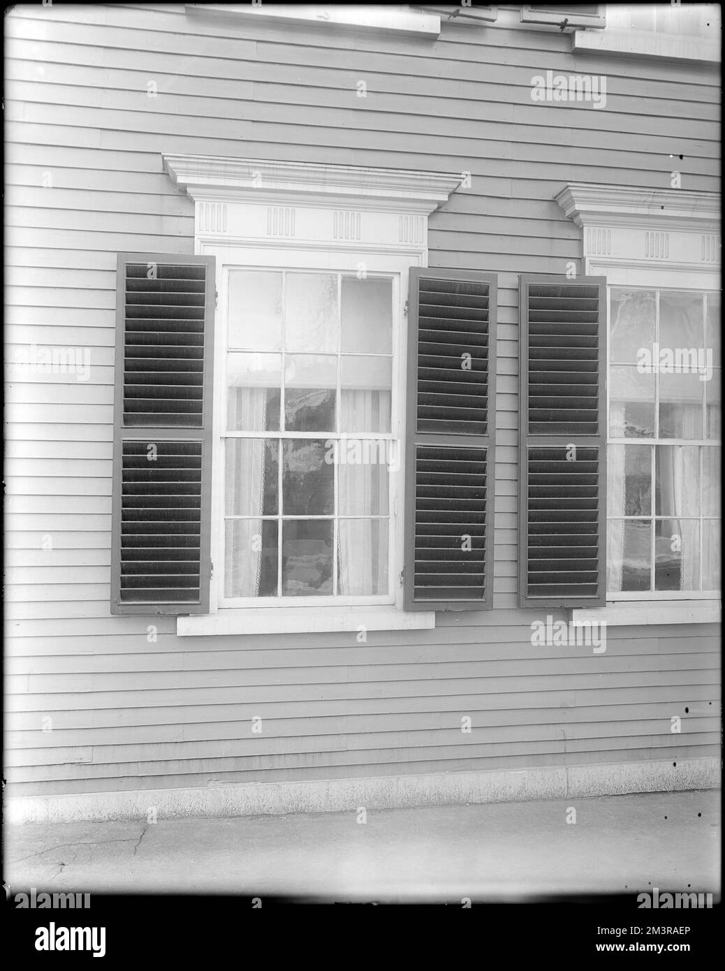 Salem, 113 Federal Street, Tuttle-Coan house, exterior detail, window ...