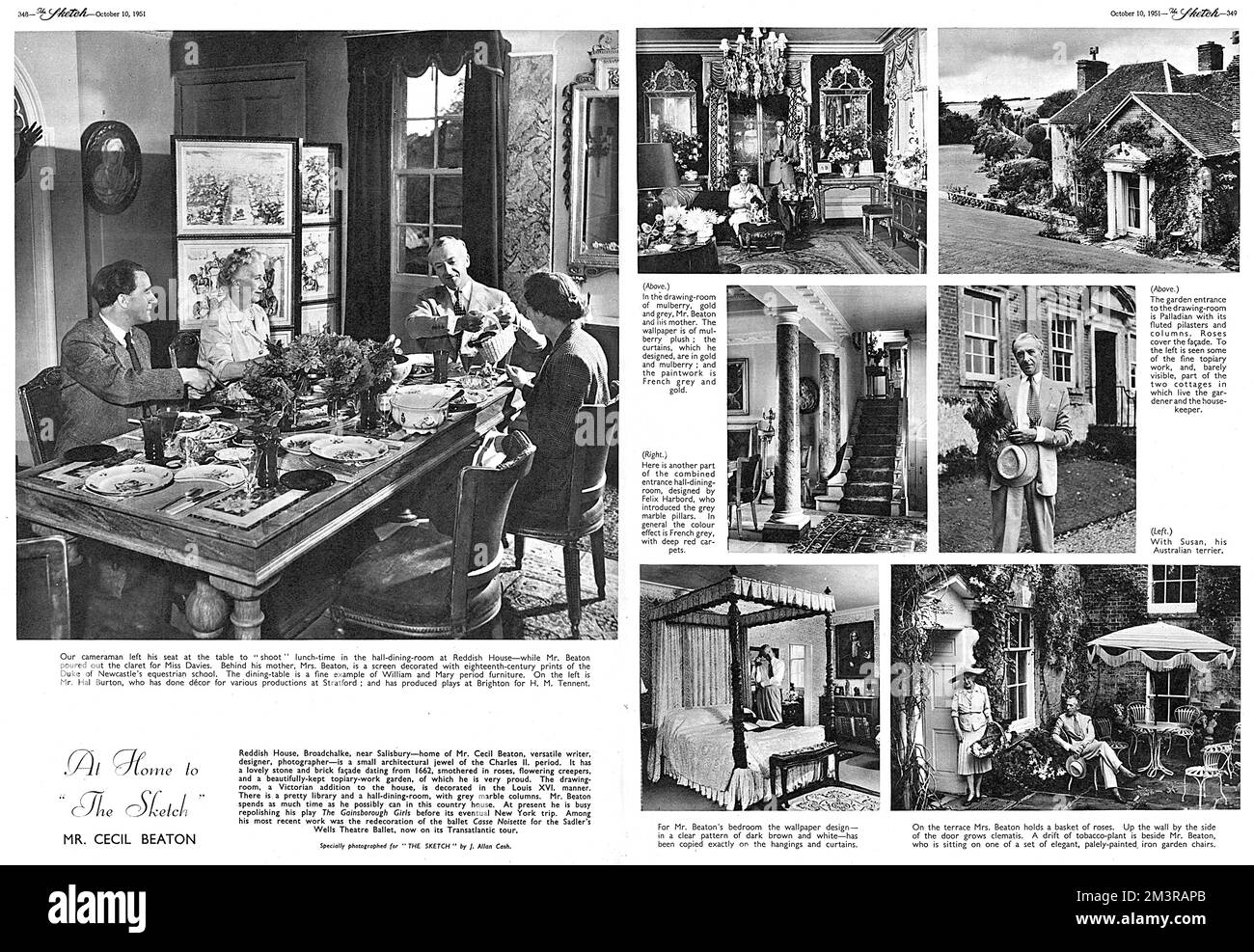 Reddish house cecil beaton hi-res stock photography and images - Alamy