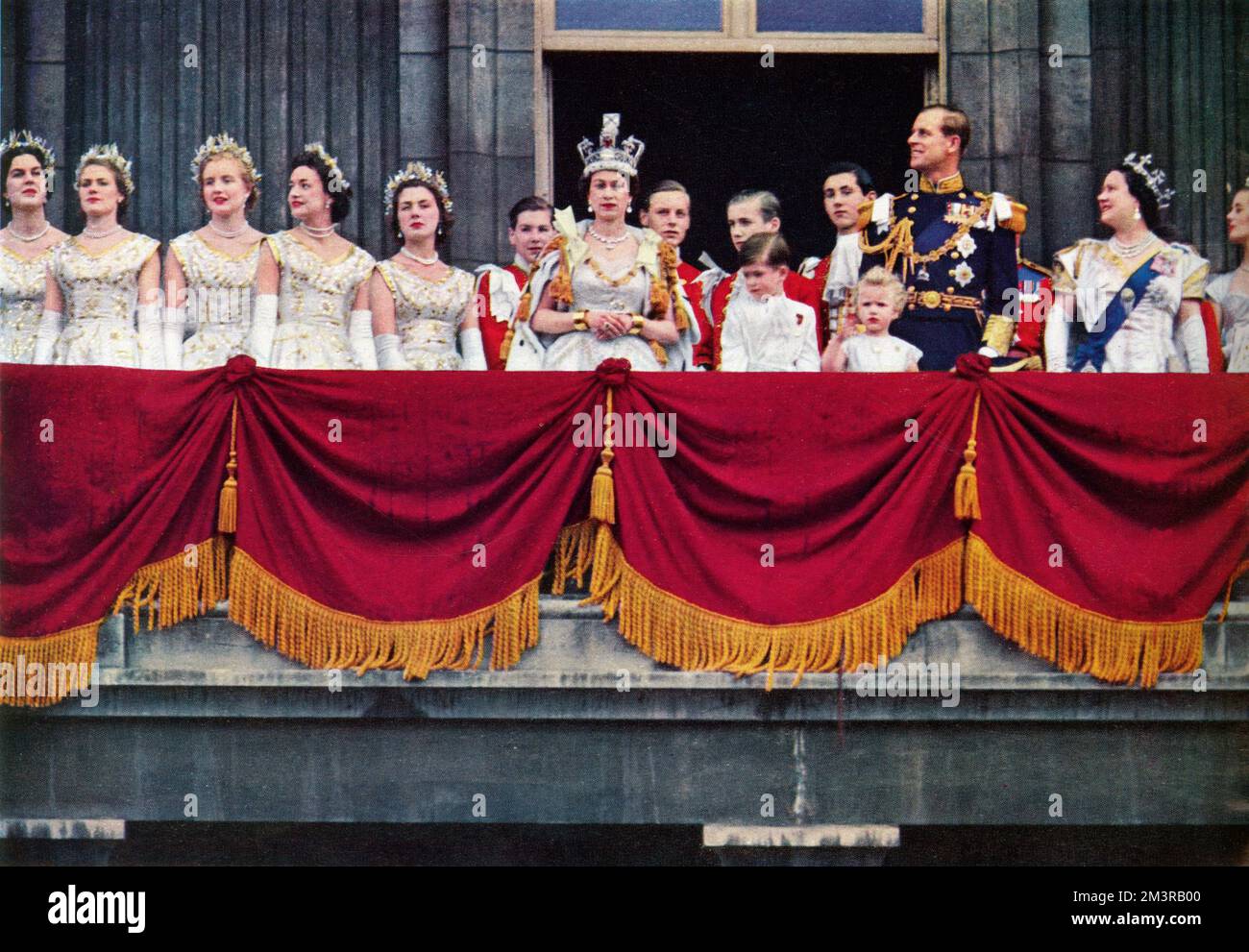 Queen elizabeth coronation 1953 abbey hi-res stock photography and ...