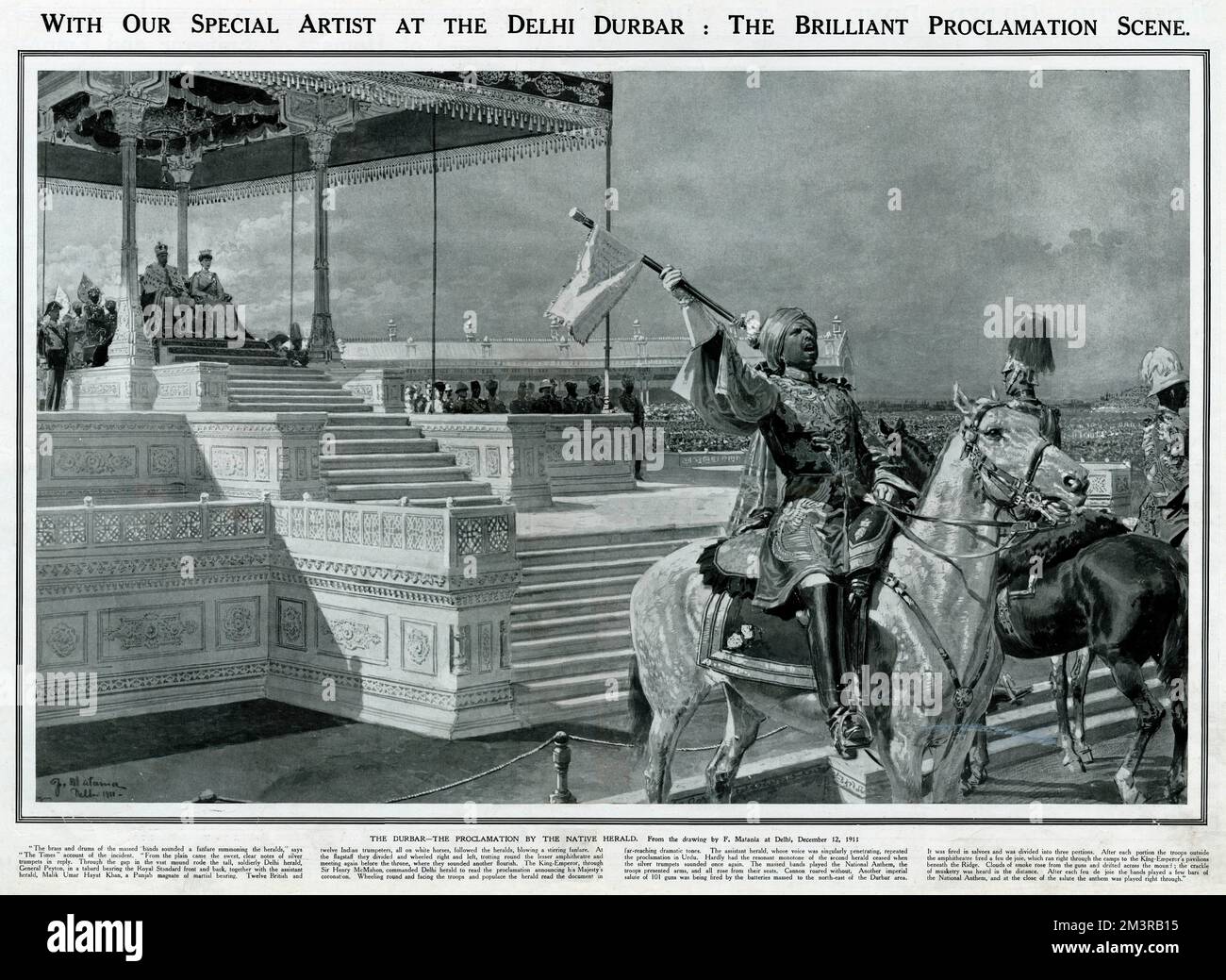 Delhi durbar 1911 hi-res stock photography and images - Alamy