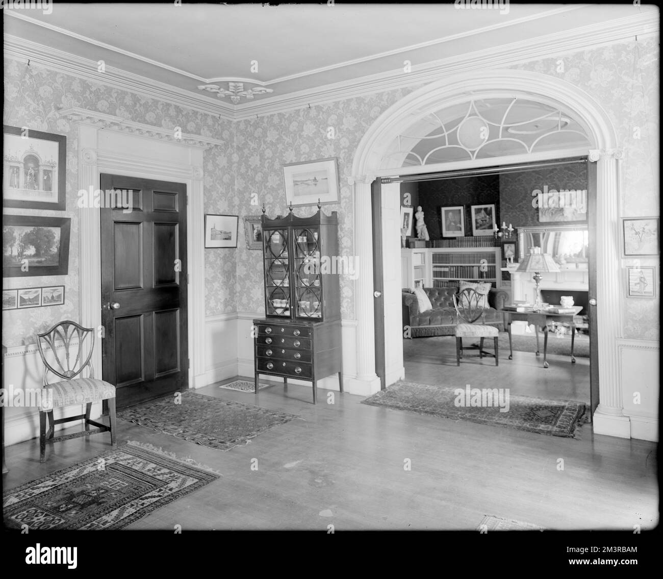 Salem, 13 Washington Square, parlor, John Andrew house , Houses ...