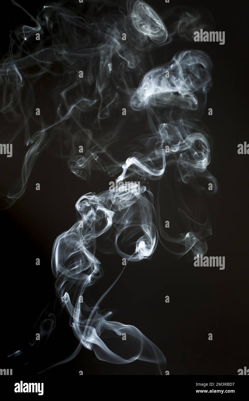 Smoke silhouette with wavy shapes. Resolution and high quality ...