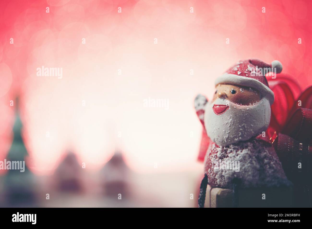 Smiling santa claus with blurred background. Resolution and high ...