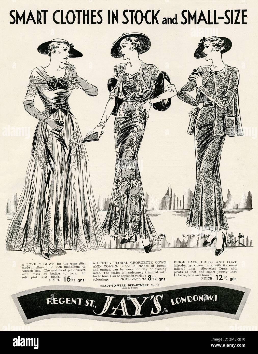 Women's fashion 1935 hi-res stock photography and images - Alamy