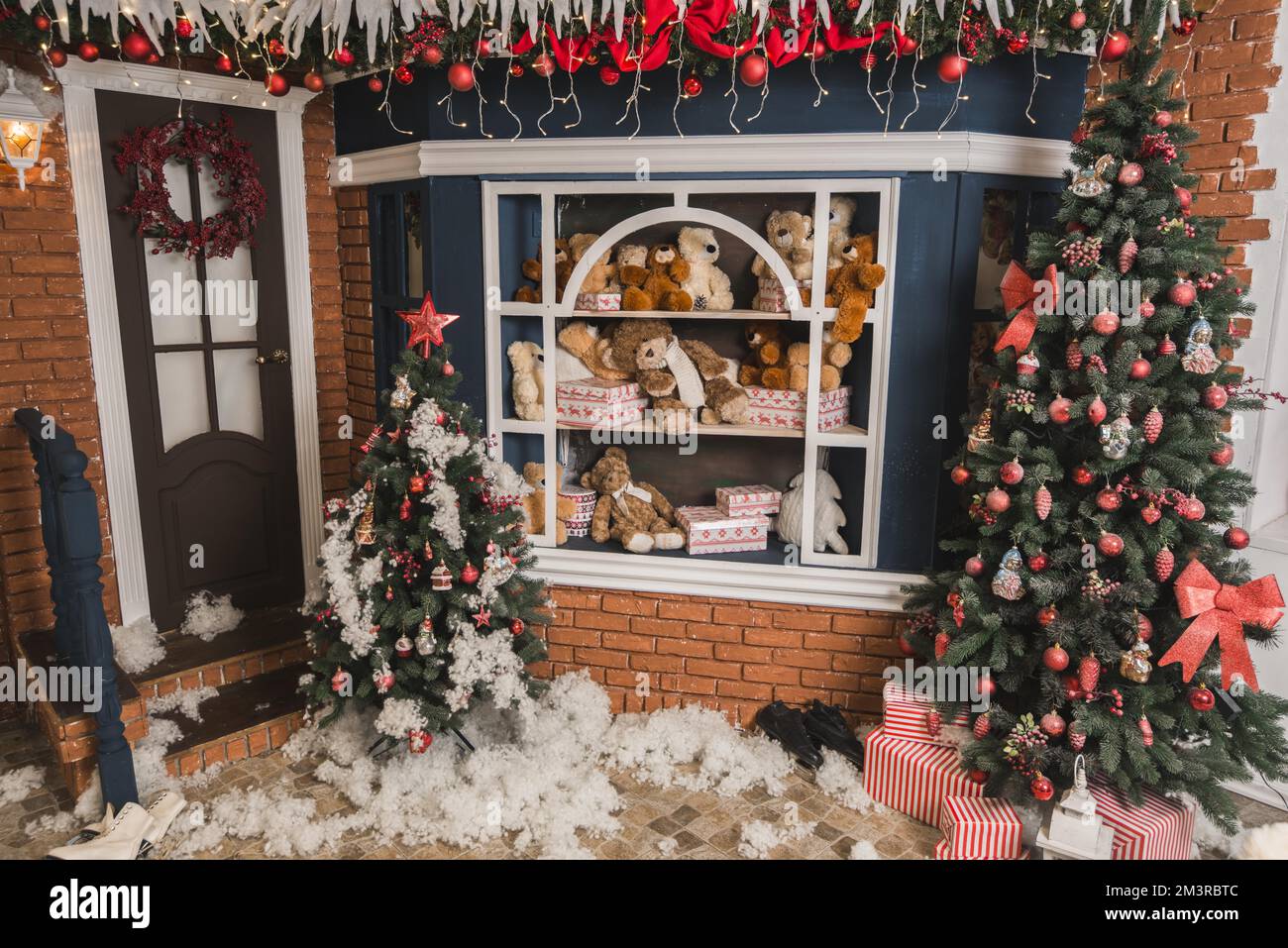 Teddy bears window. Resolution and high quality beautiful photo Stock ...