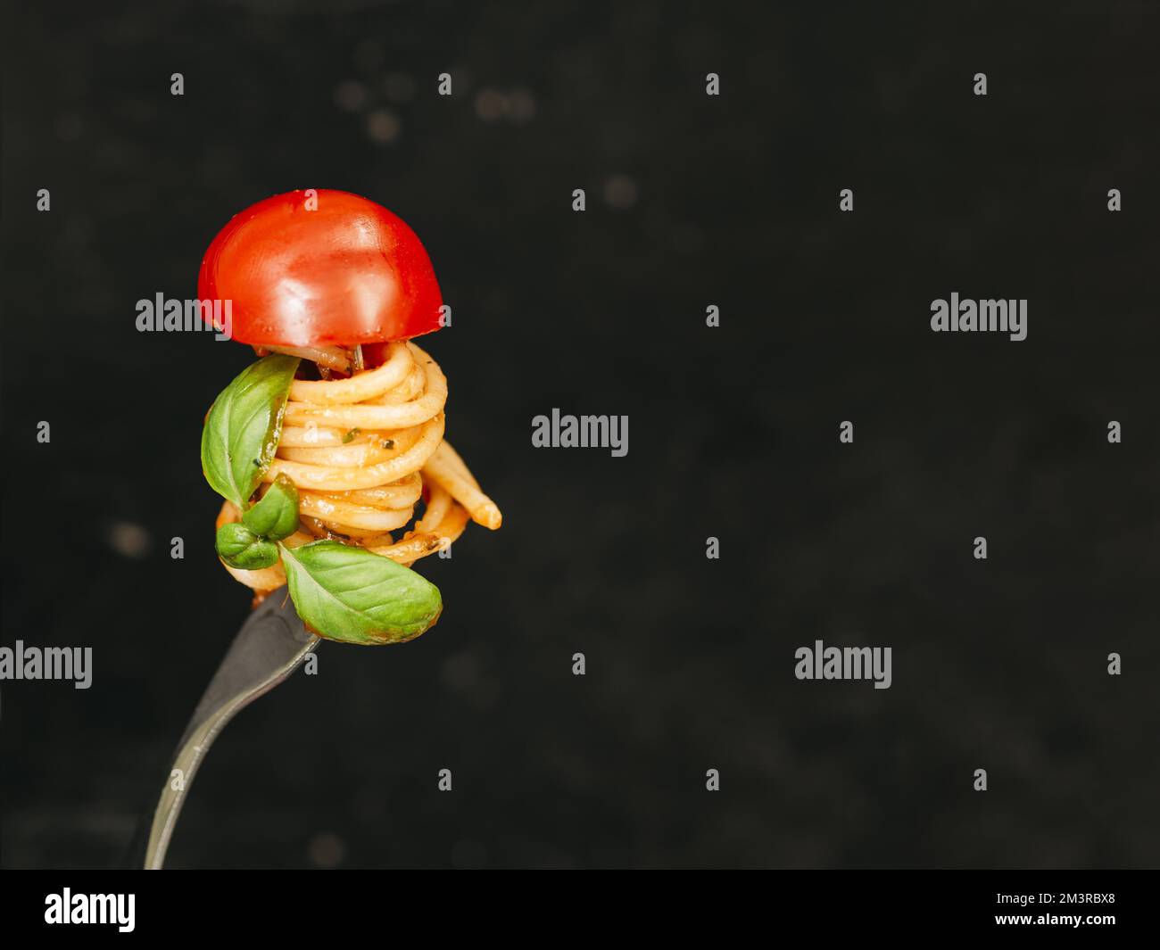 Fork spaghetti pasta wrapped around hi-res stock photography and images ...