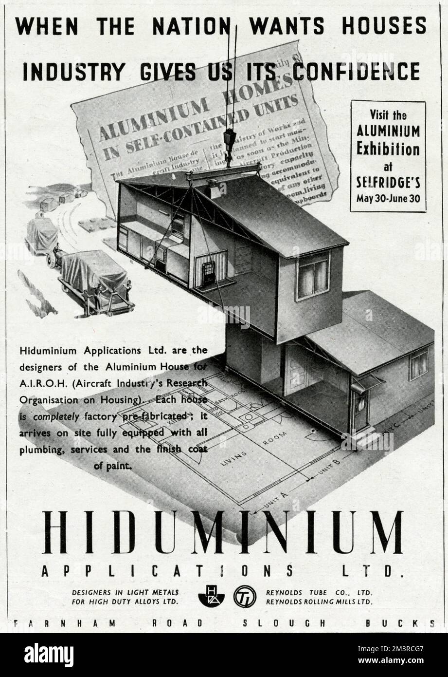 Applications for Hiduminum pre-fabricated homes. 'When the nation wants ...