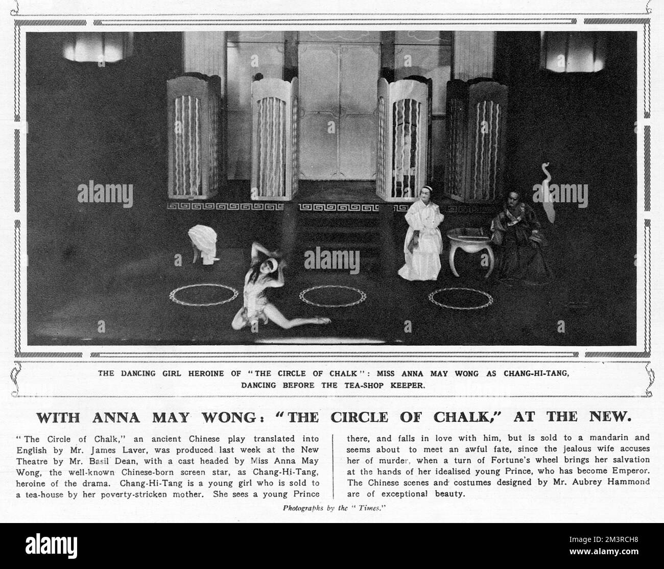 Anna May Wong in The Circle of Chalk Stock Photo - Alamy