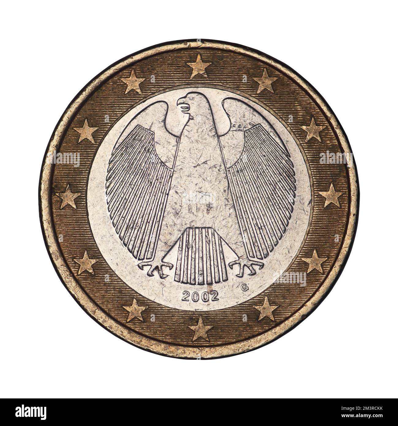 Euro coin 2002 Cut Out Stock Images & Pictures - Alamy
