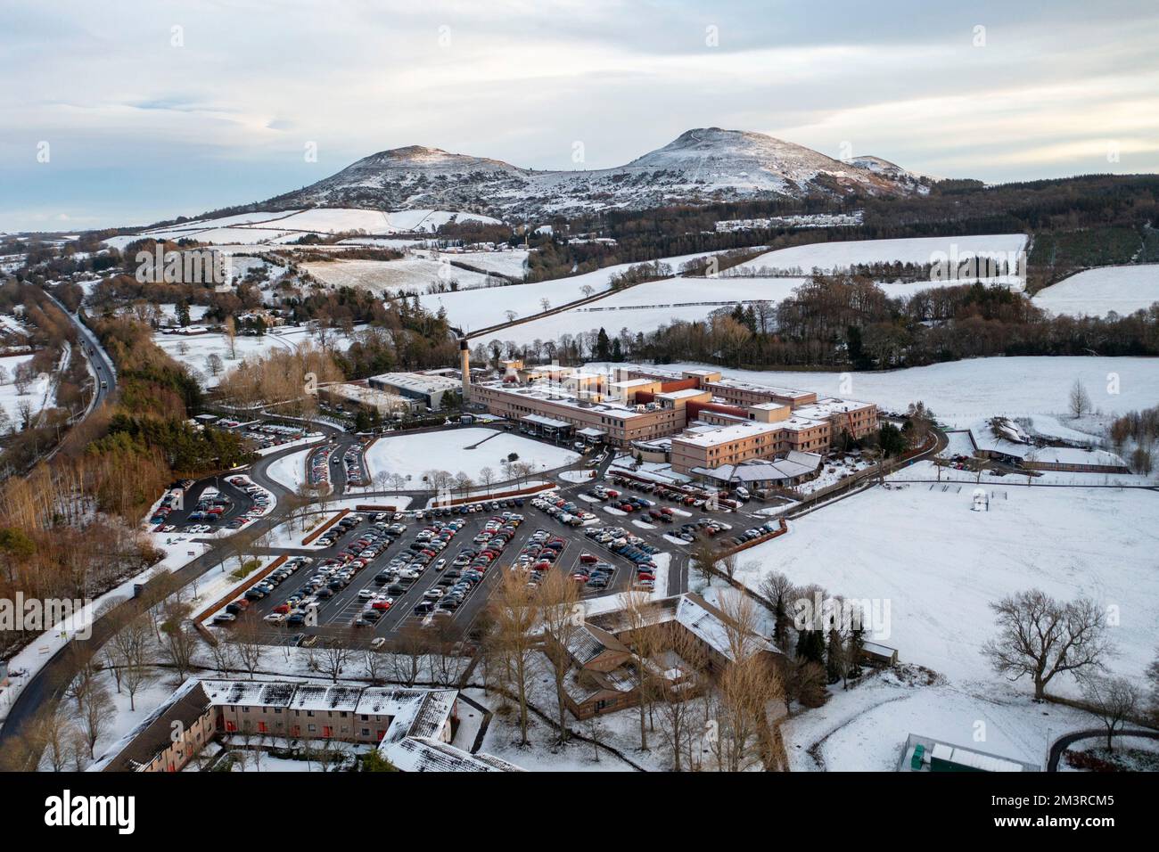Borders general hospital melrose aerial hi-res stock photography and ...